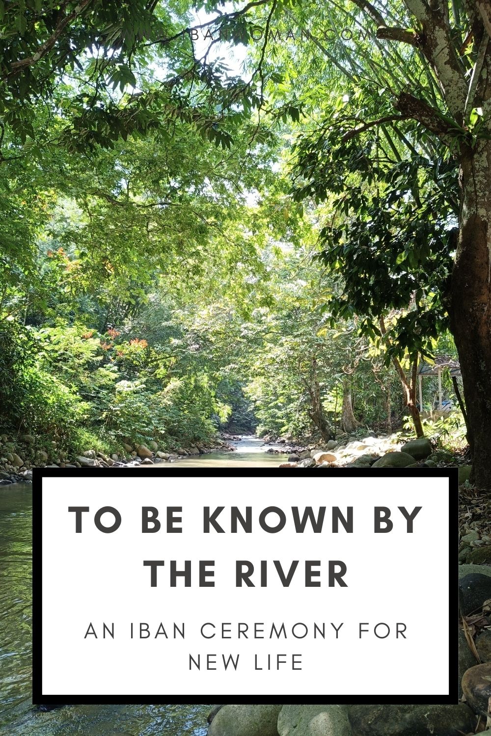 The Ritual of Water | An Iban Ceremony for New Life – Olivia's Atelier