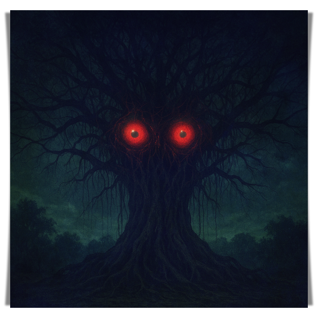 Sarawak Folk Noir | Red Eyes at the Ara Tree – Olivia's Atelier
